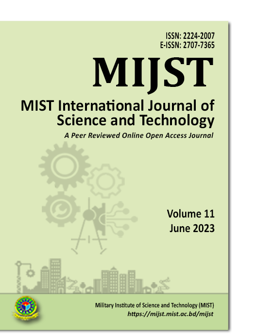 MIST INTERNATIONAL JOURNAL OF SCIENCE AND TECHNOLOGY
